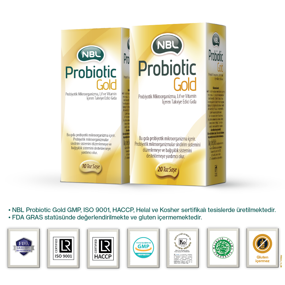 NBL Türkiye - NBL Probiotic Gold Bağırsak Destekleyici Probiyotik